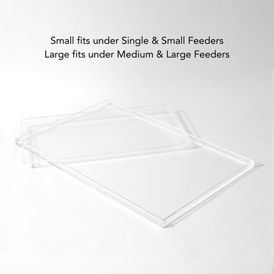 Clear Overflow Feeder Tray |Feeding tray for dogs | Hiddin
